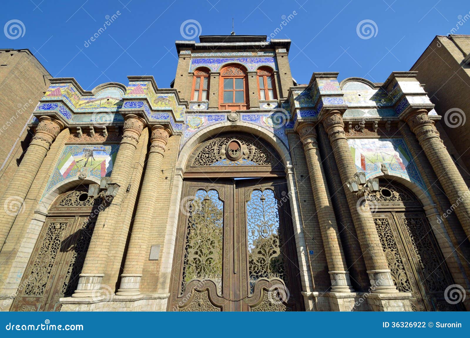Gate of Parade Ground stock photo. Image of east, middle - 36326922