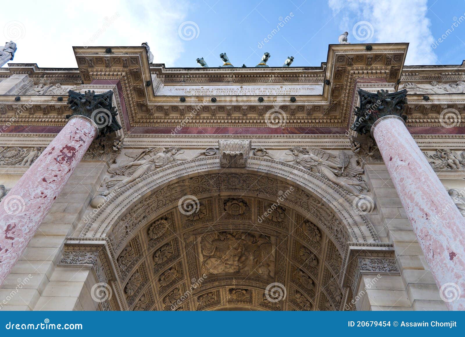 The Gate in Paris stock photo. Image of warm, europe - 20679454