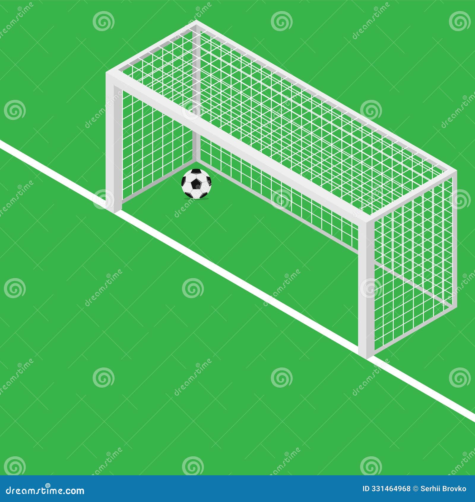 Gate Soccer Sunrise Royalty-Free Stock Photo | CartoonDealer.com #118500411