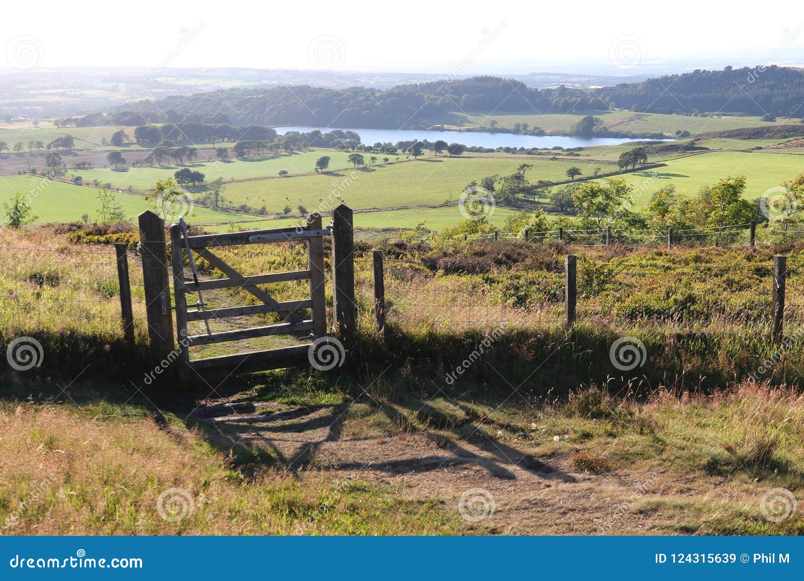 Gate stock image. Image of gate, pathway, hills, scottish - 124315639