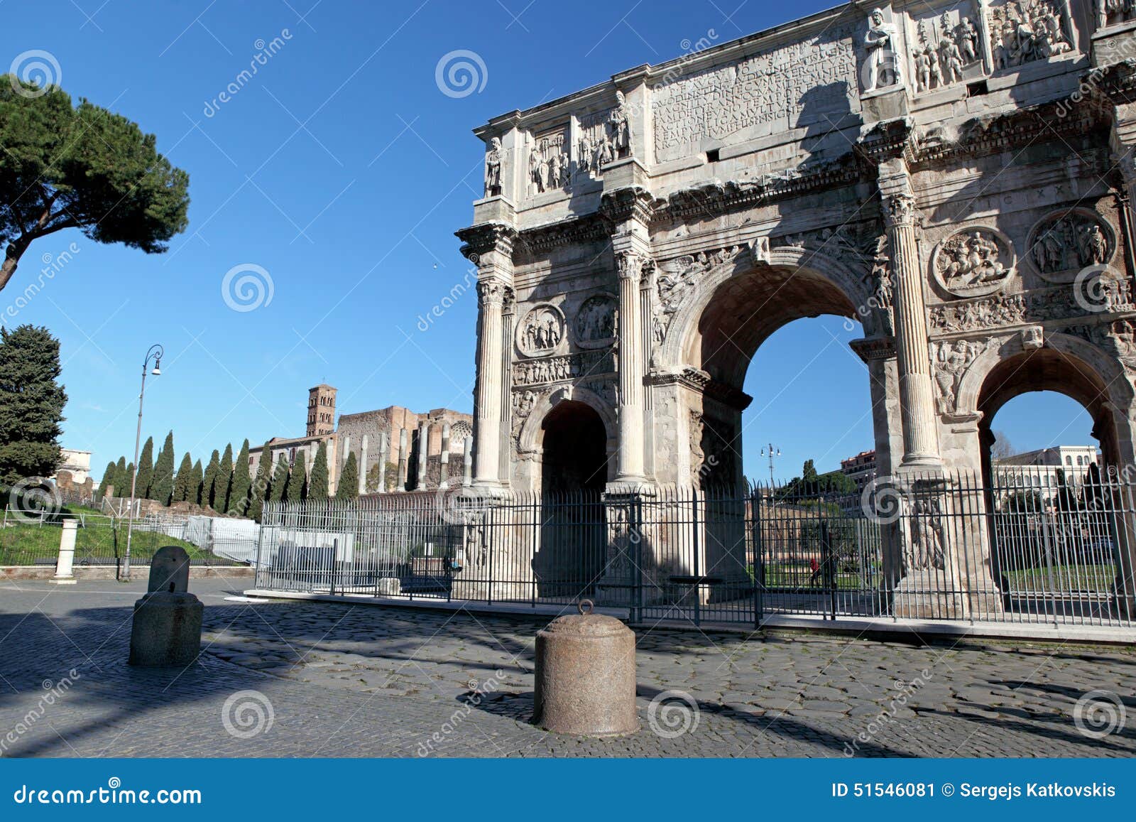 Gate stock image. Image of italy, decoration, famous - 51546081