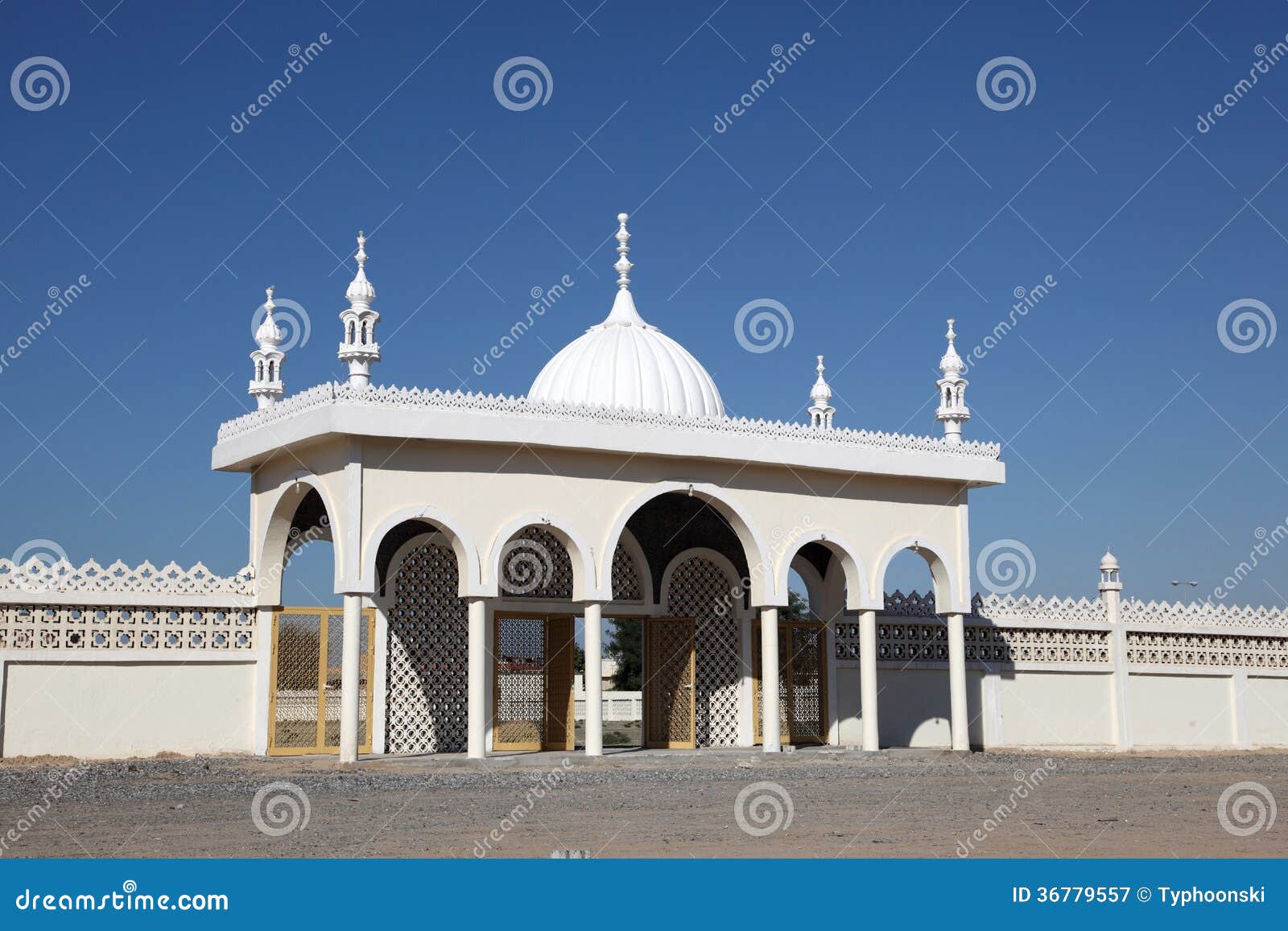 Gate in Sharjah stock image. Image of arabia, east, arabian - 36779557