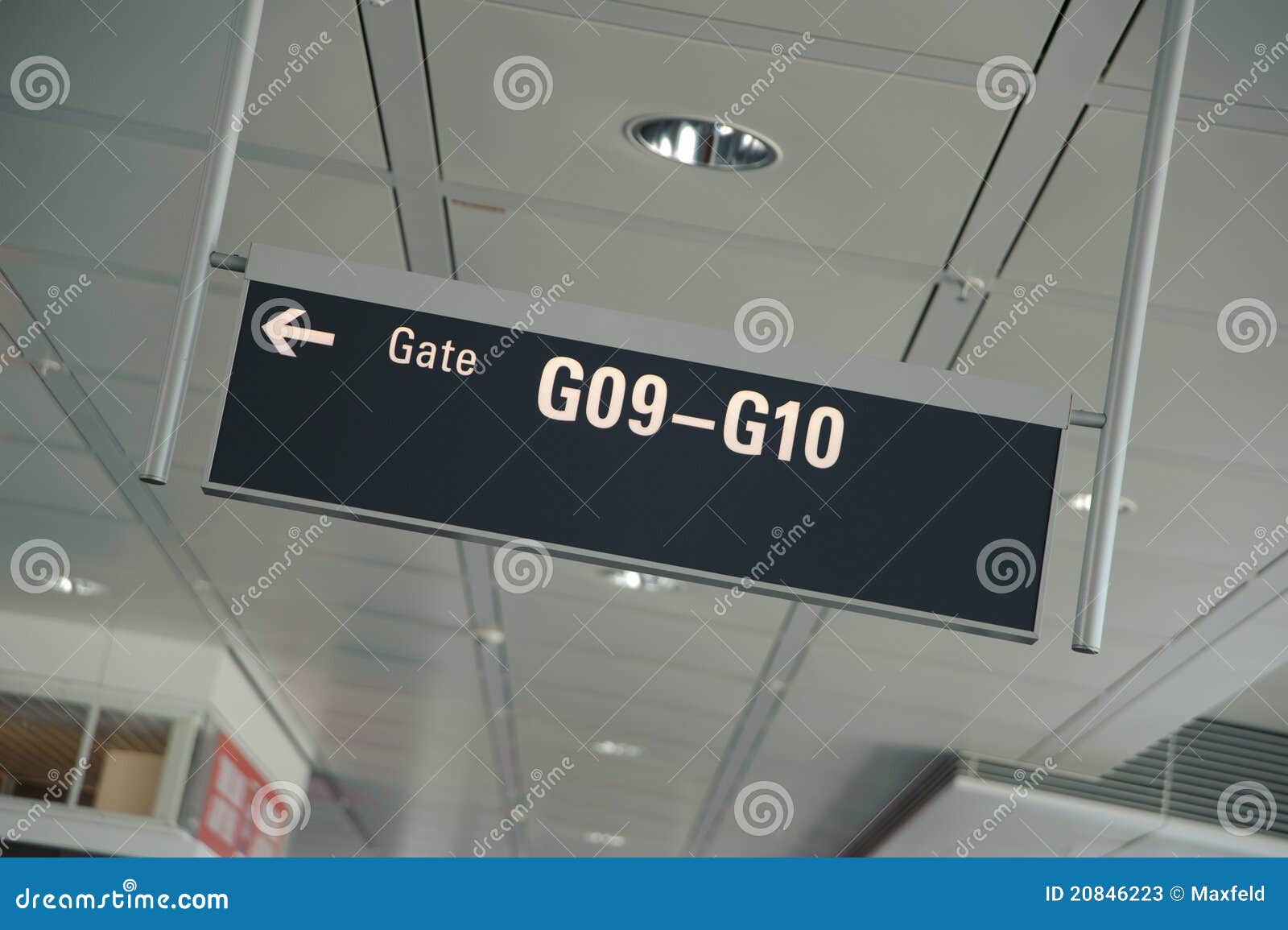 Gate sign in an airport stock image. Image of station - 20846223