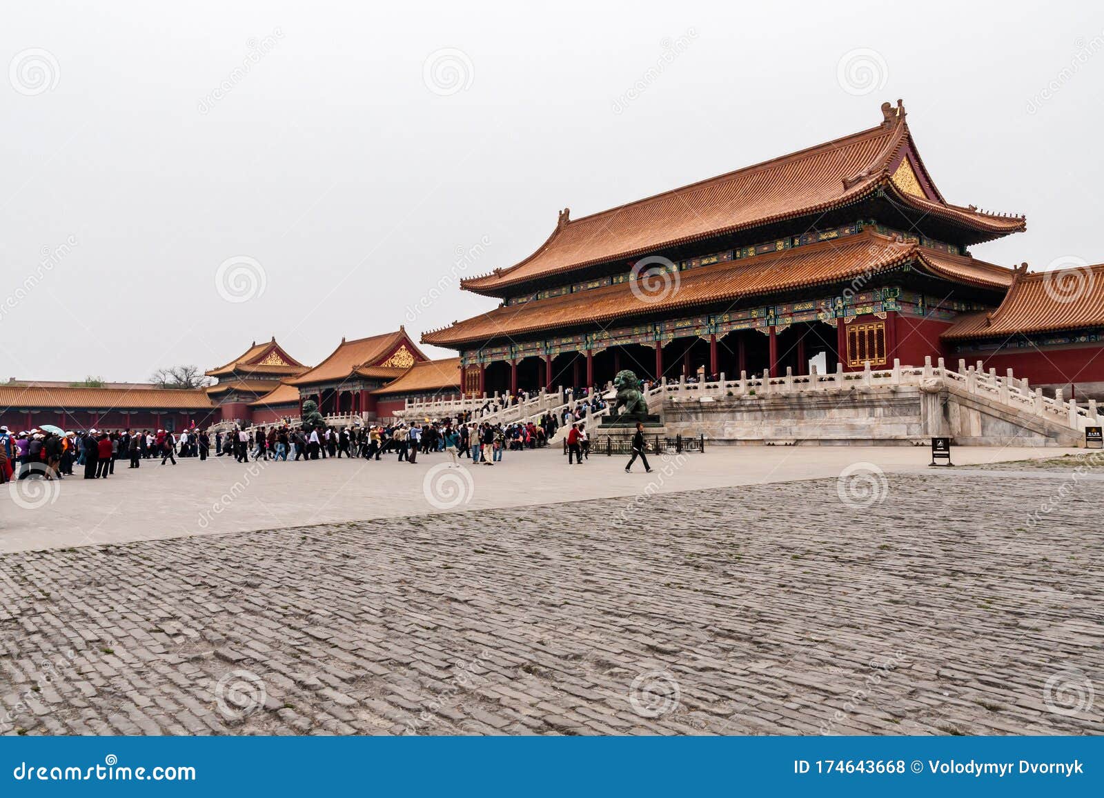 The Gate of Supreme Harmony in the Forbidden City Editorial Stock Photo ...