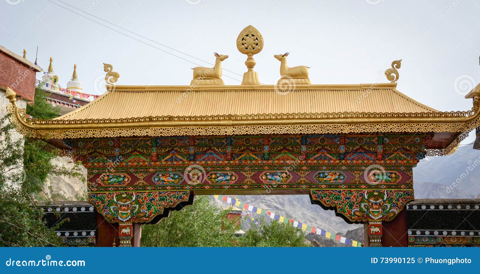 The Gate of Tibetan Temple in Sichuan, China Editorial Image - Image of ...