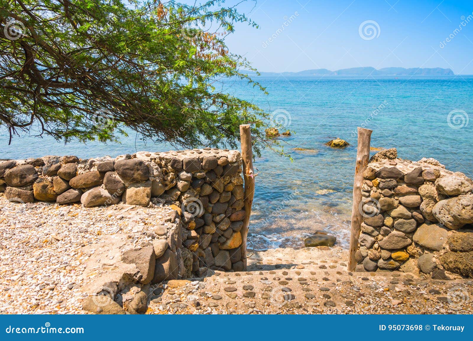 Gate To the Beach in Batangas Philippines. Stock Photo - Image of ocean ...