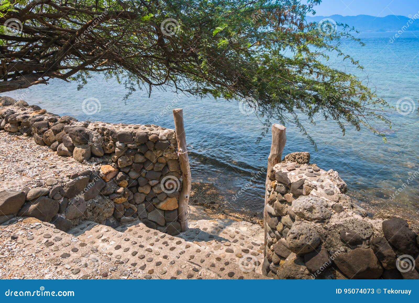 Gate To the Beach in Batangas Philippines. Stock Image - Image of ...