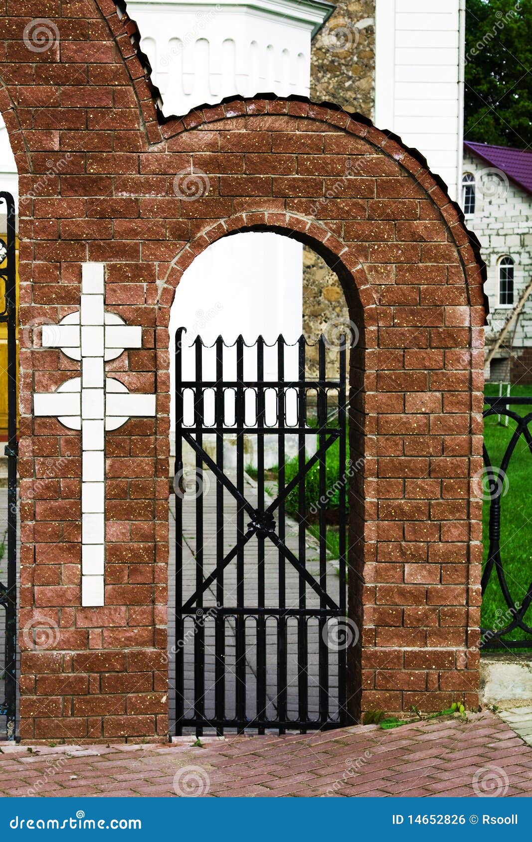 Gate to church stock photo. Image of destiny, entrance - 14652826