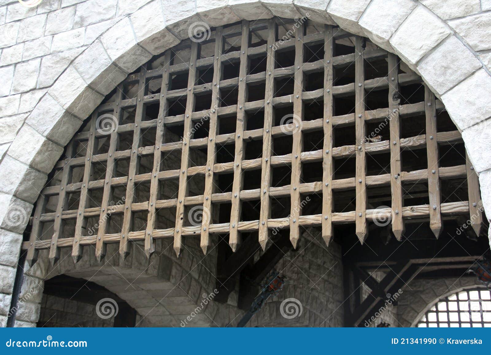 Gate To the Medieval Castle Stock Photo - Image of open, entry: 21341990