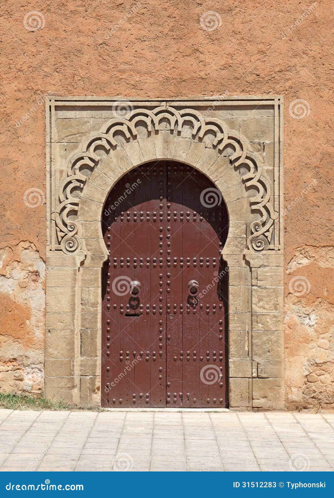 Gate To the Medina in Morocco Stock Image - Image of gate, morocco ...