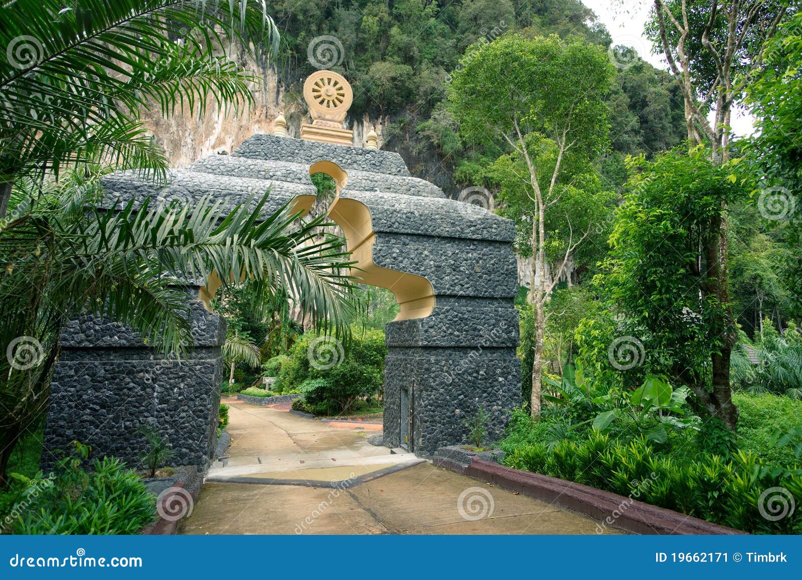 Gate to the monastery stock image. Image of gate, nature - 19662171