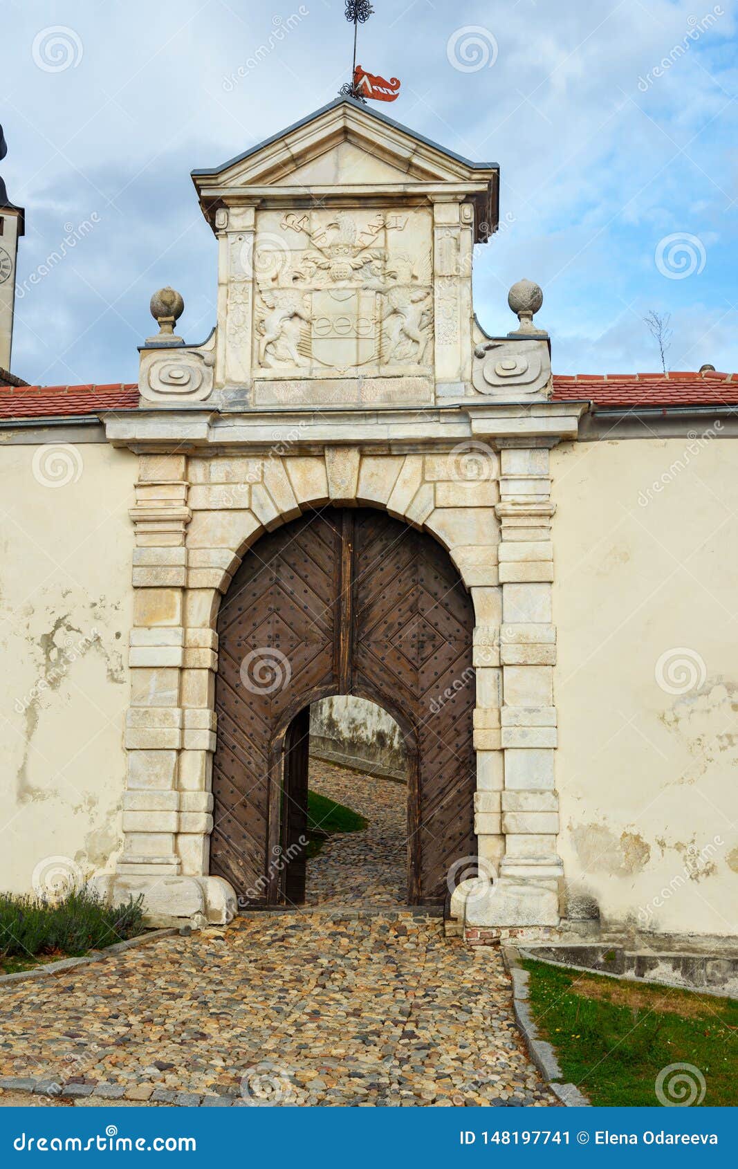 Gate To Ptuj Castle or Ptujski Grad. Slovenia Stock Image - Image of ...