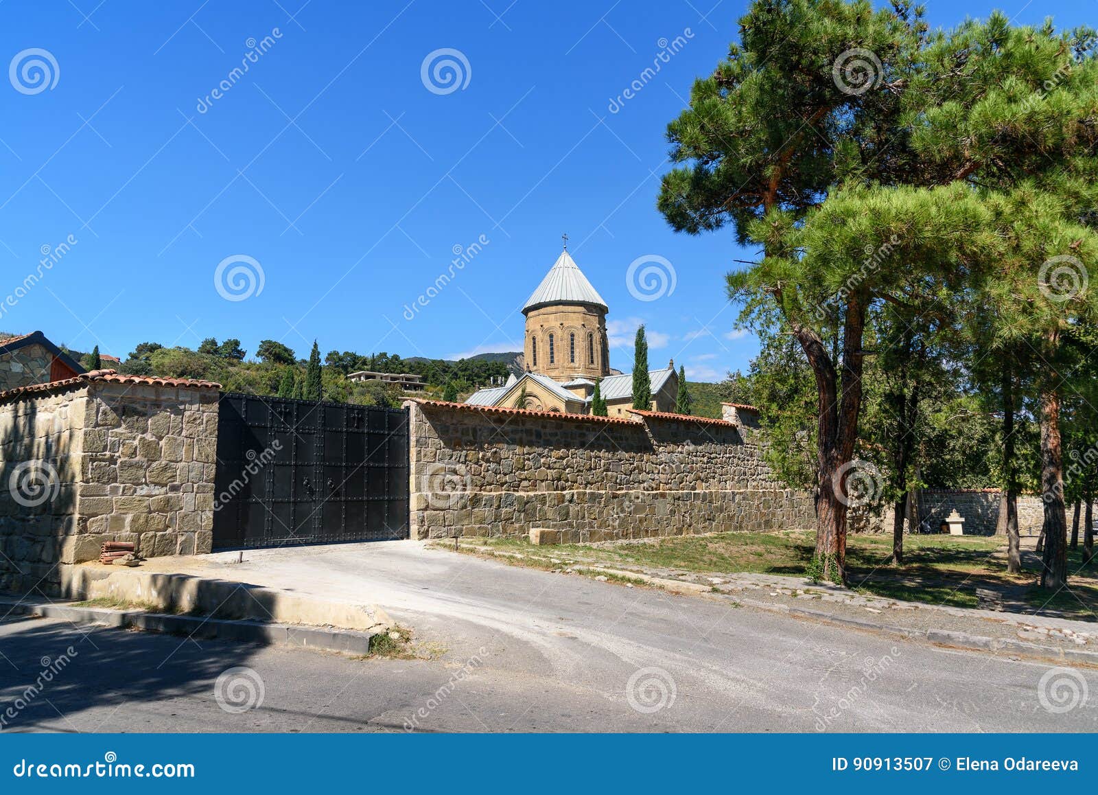 Gate To Samtavro Monastery in Mtskheta, Georgia Stock Image - Image of ...