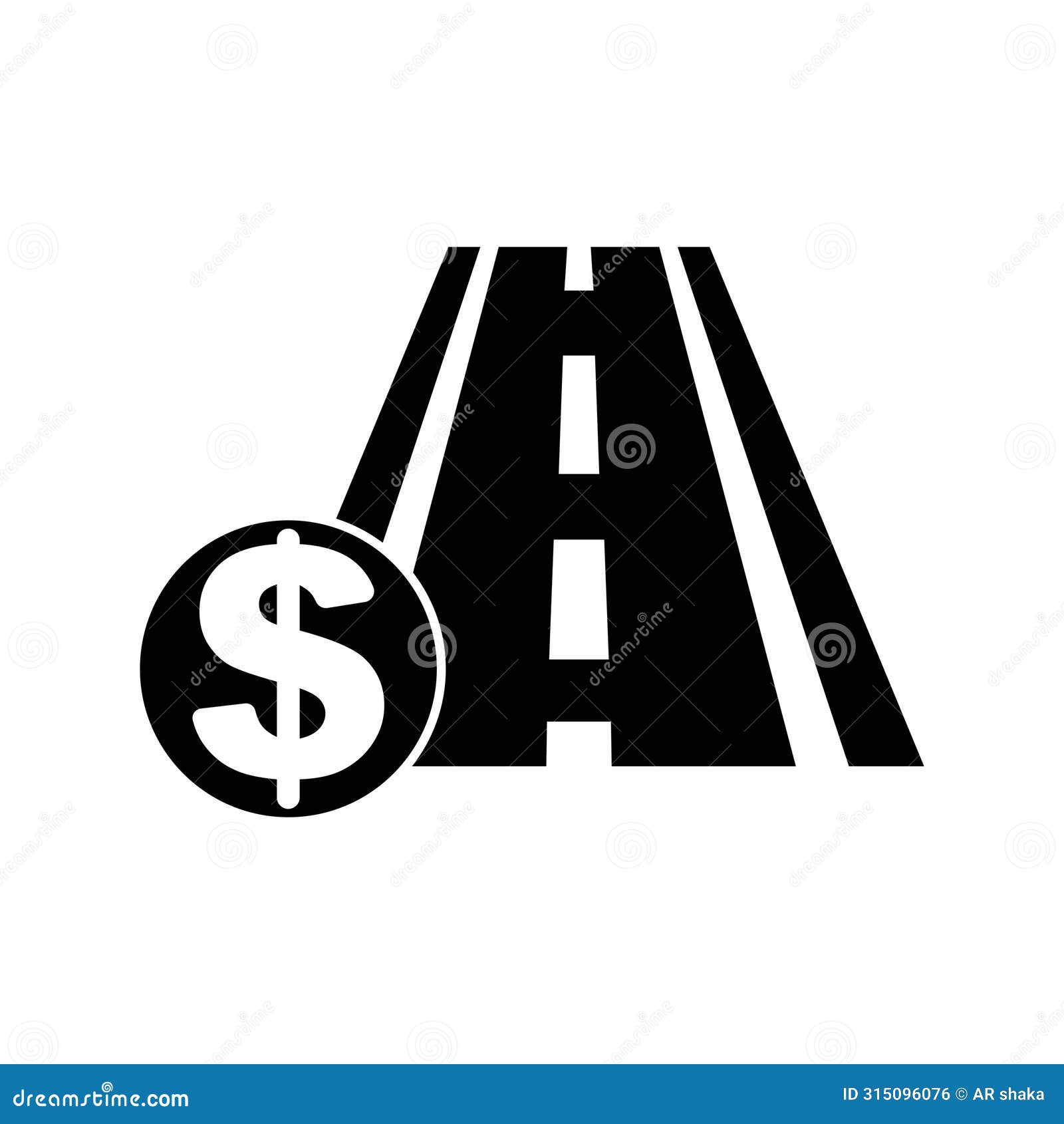 Gate or Toll Road Icon,illustration Design Template Stock Vector ...