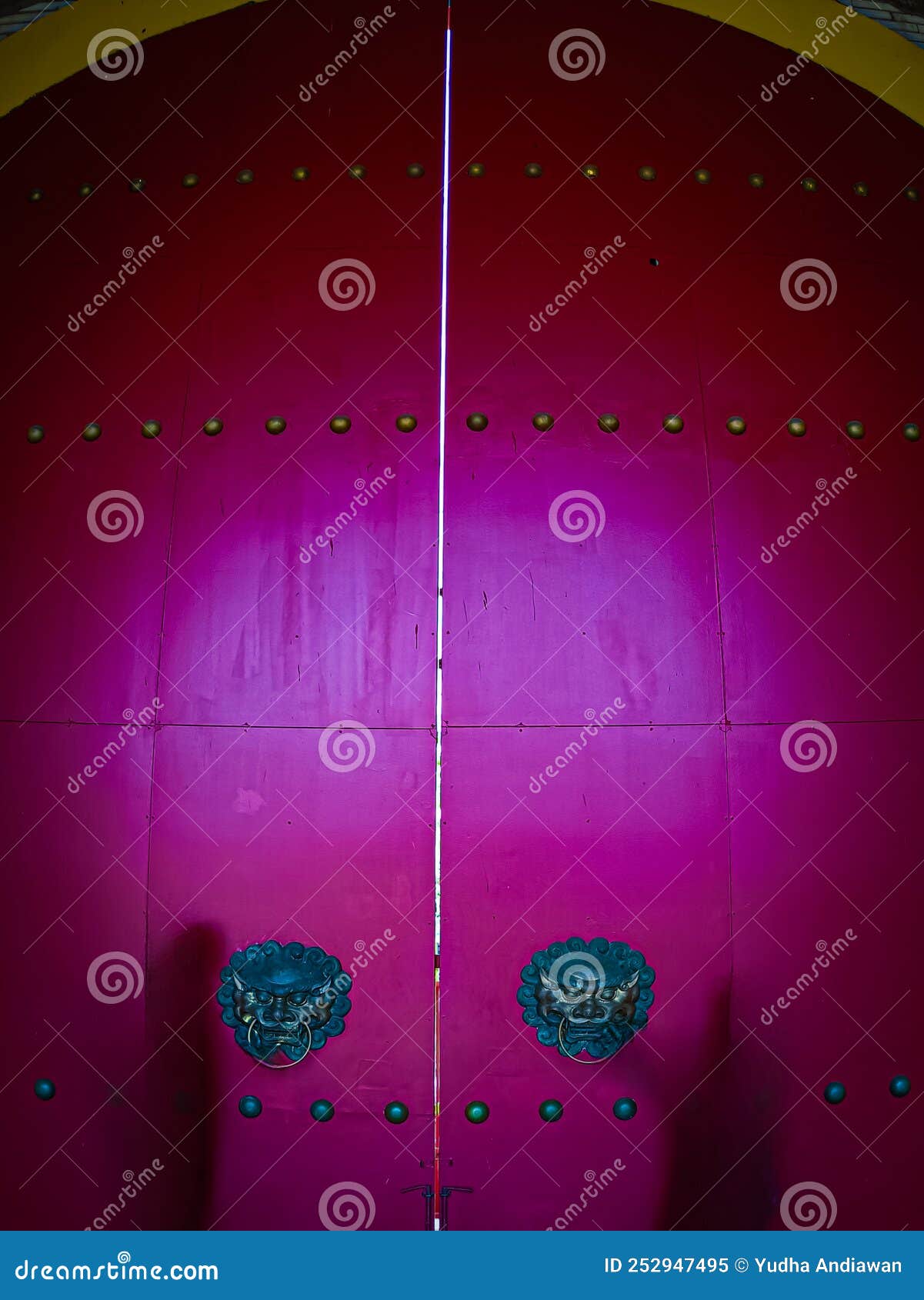 A Gate in a Tourist Spot in Cloudy Day Stock Image - Image of cloudy ...