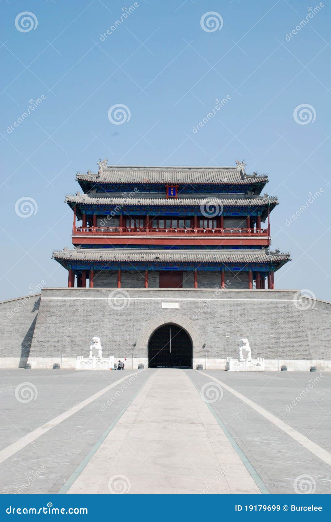 Gate Tower in Beijing China Stock Image - Image of grandiosity ...