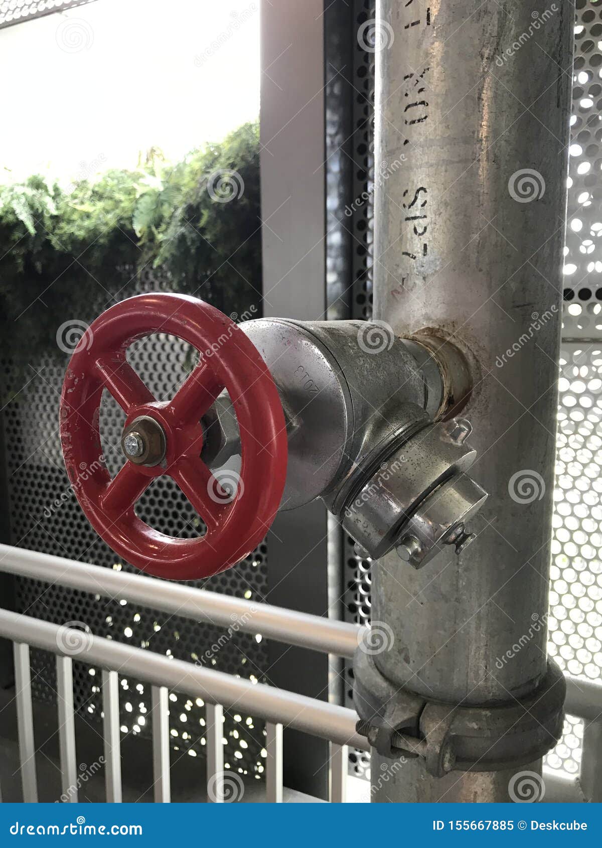 Gate Valve Water Connection with Pipe. Photo Image Stock Image - Image ...