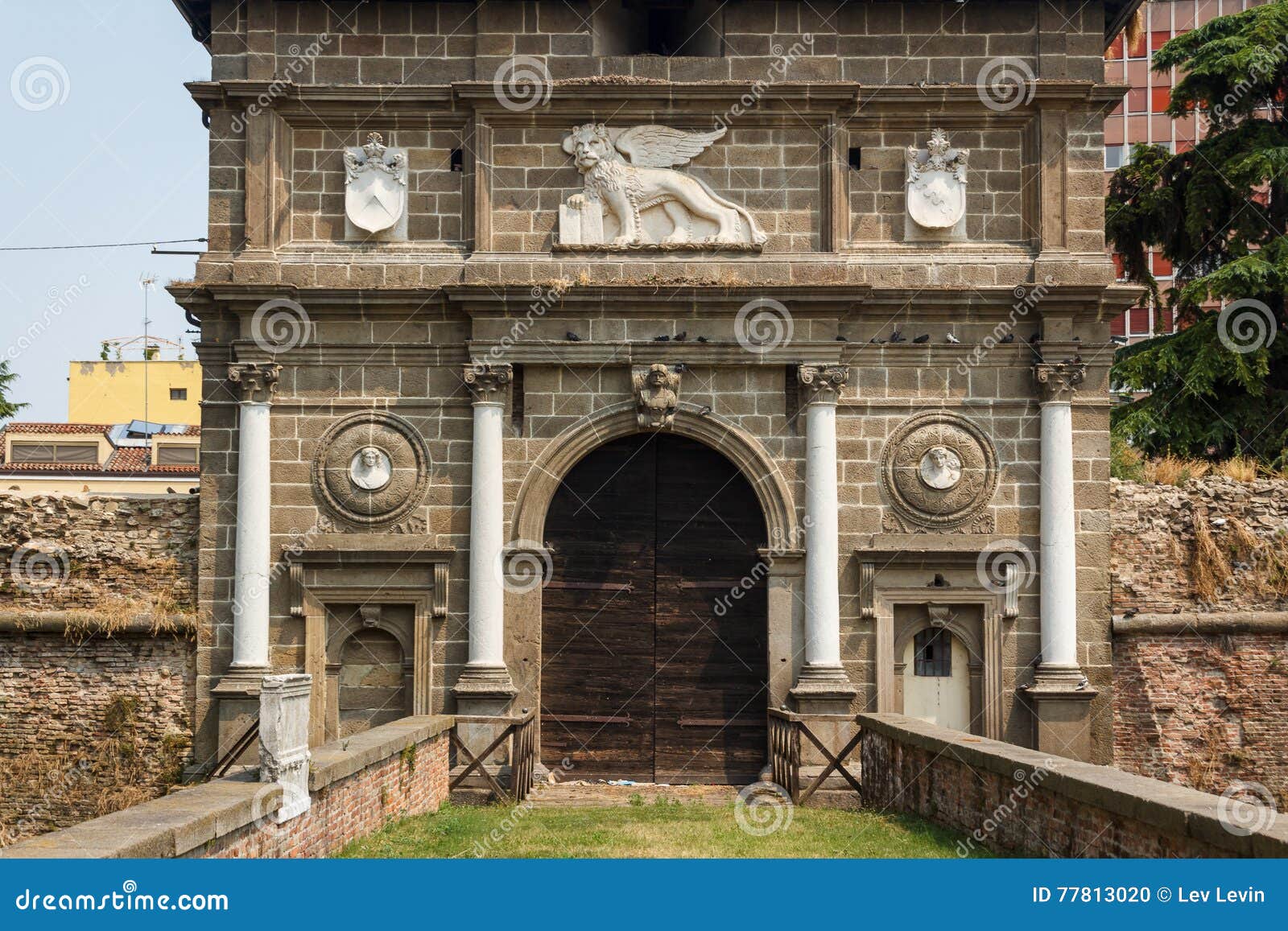 Gate of the Venetian Fortifications Stock Photo - Image of padua ...