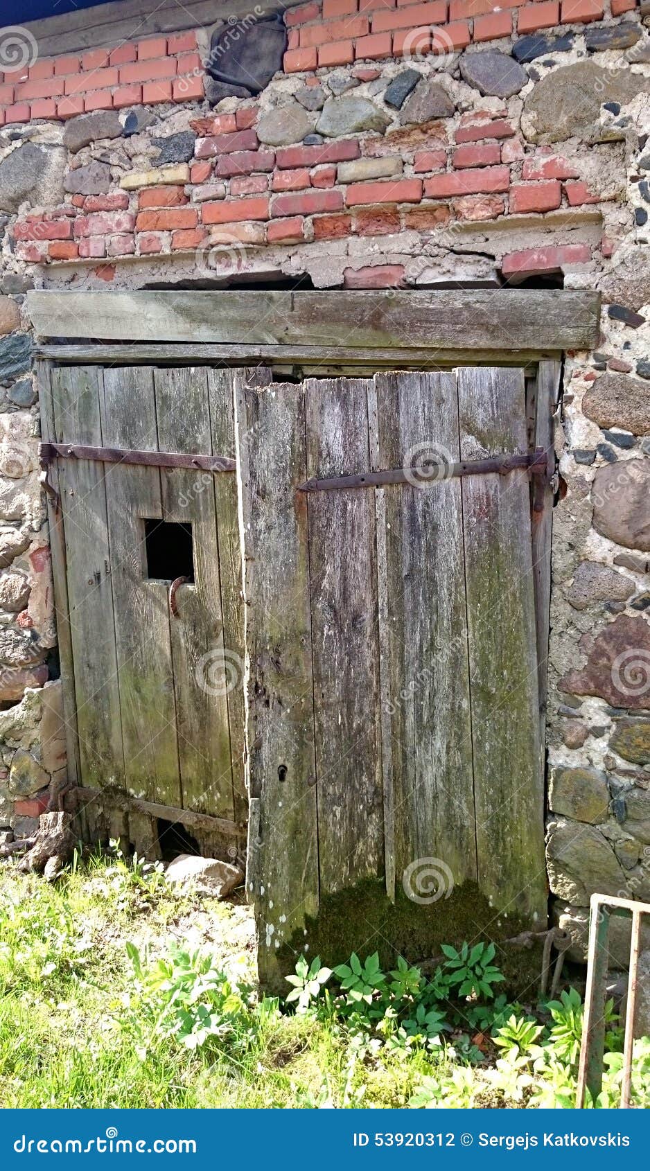 Gate stock photo. Image of obsolete, wood, village, gate - 53920312