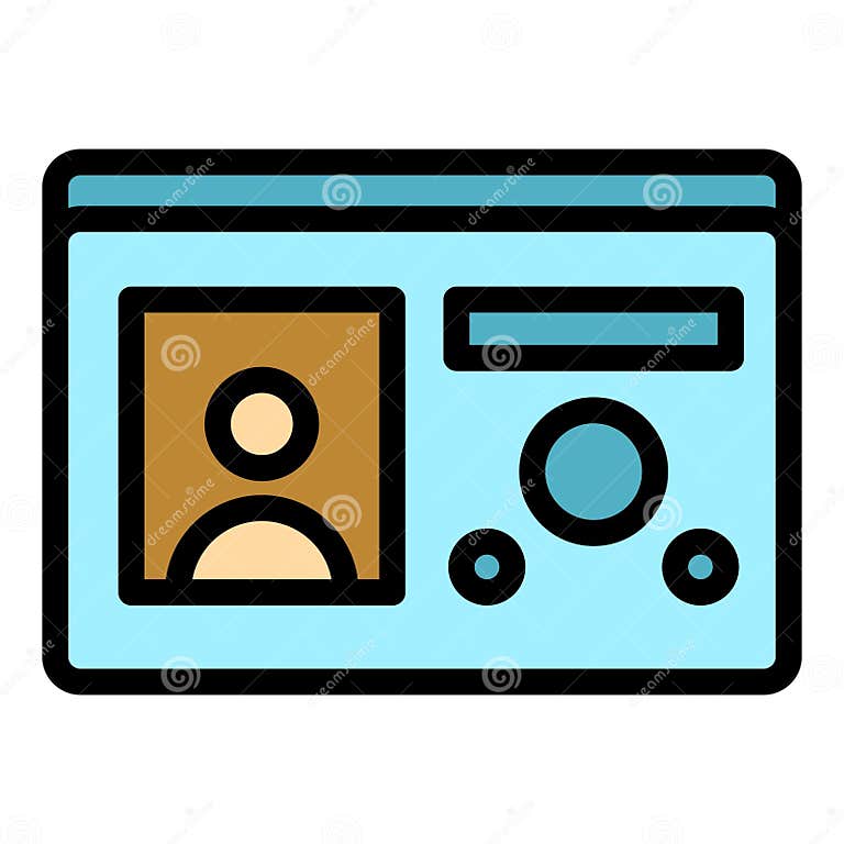 Gate Video Intercom Icon Vector Flat Stock Illustration - Illustration ...