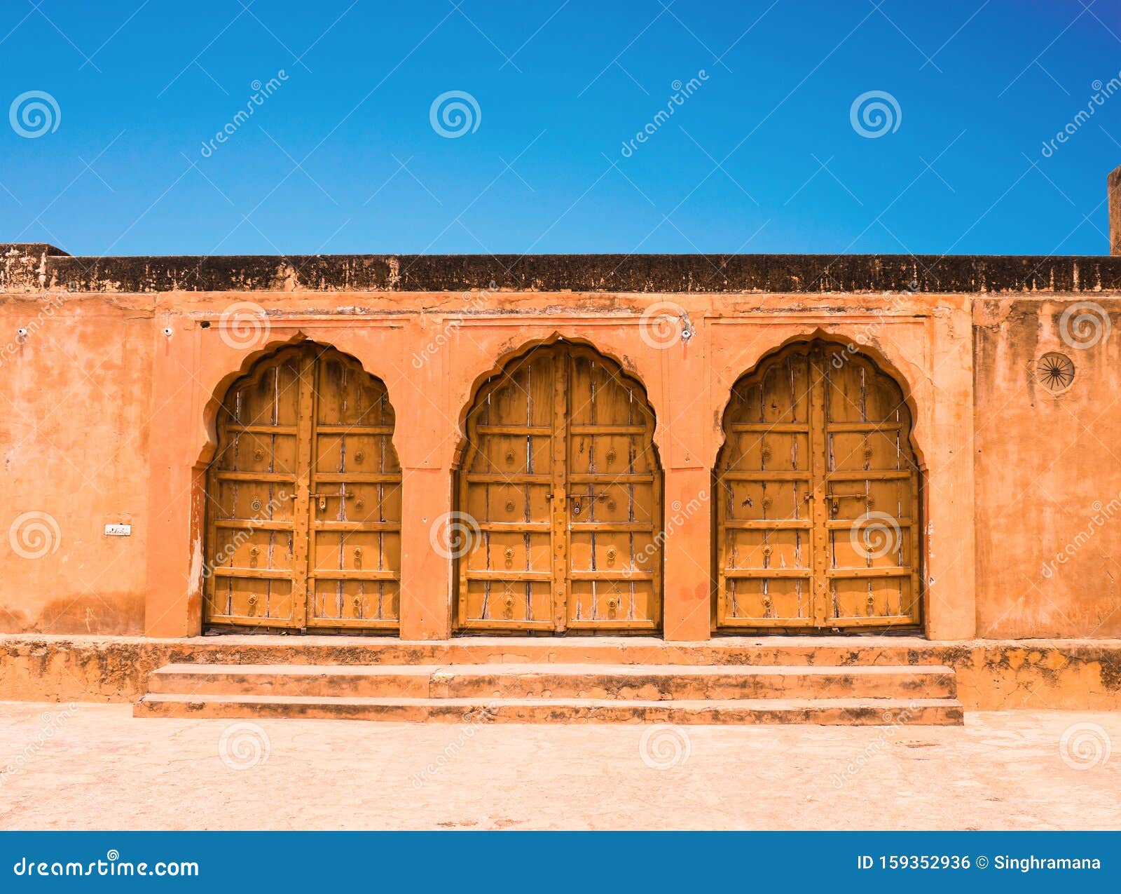 Gate View in Jaigarh Fort in Jaipur Stock Photo - Image of culture ...