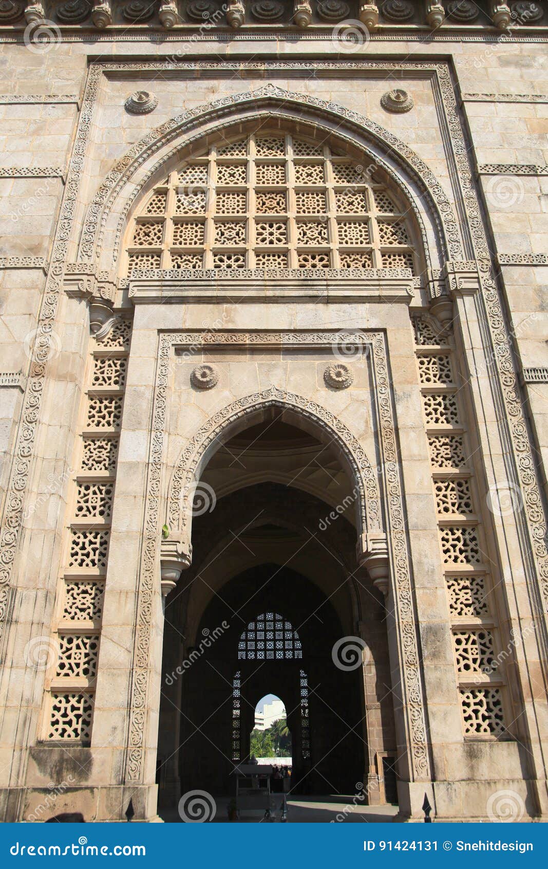 Gate Way of India Arch in Mumbai Stock Image - Image of indian, gate ...