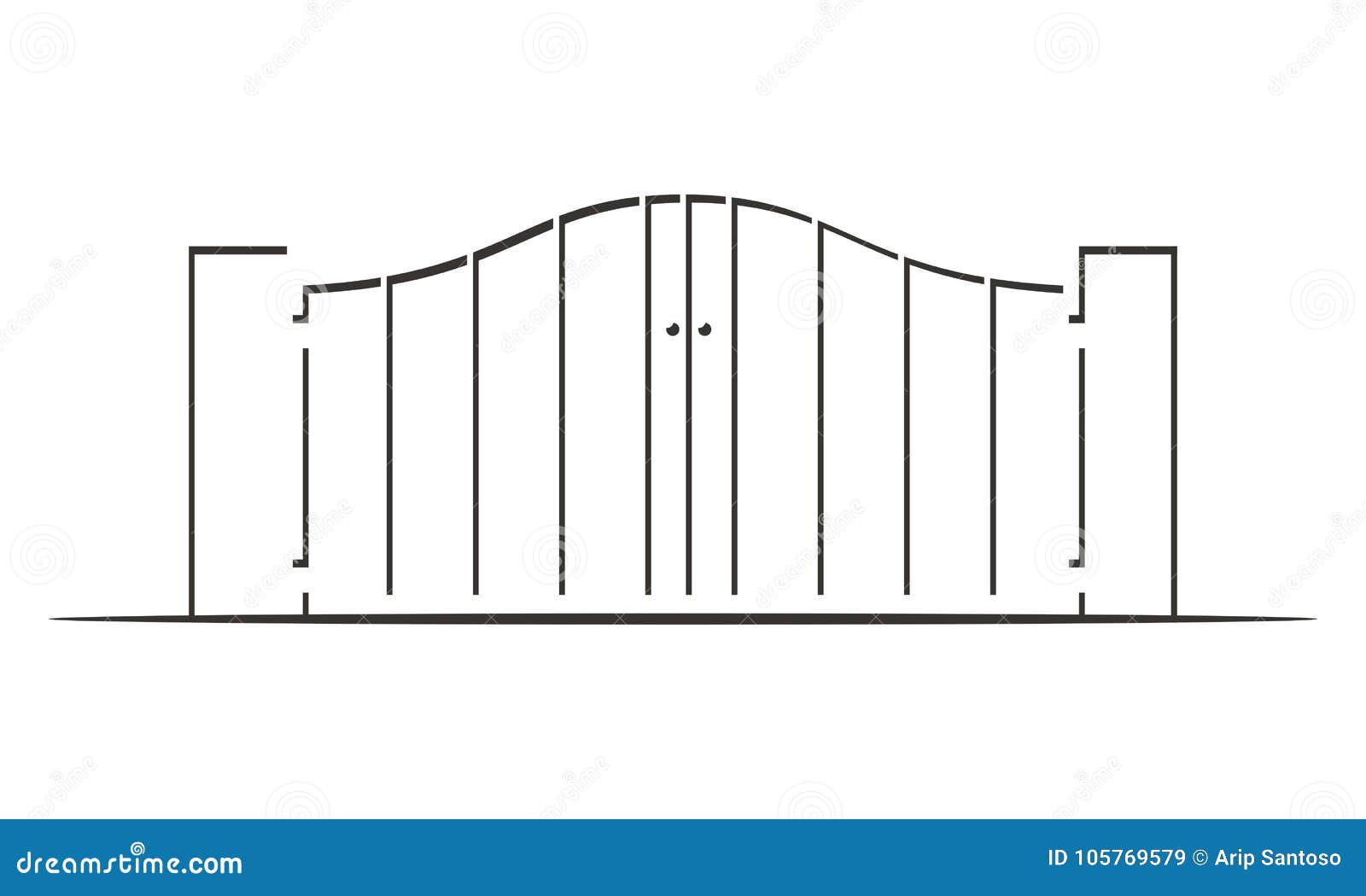 Gate Way Logo Design Template Stock Vector - Illustration of graphic ...