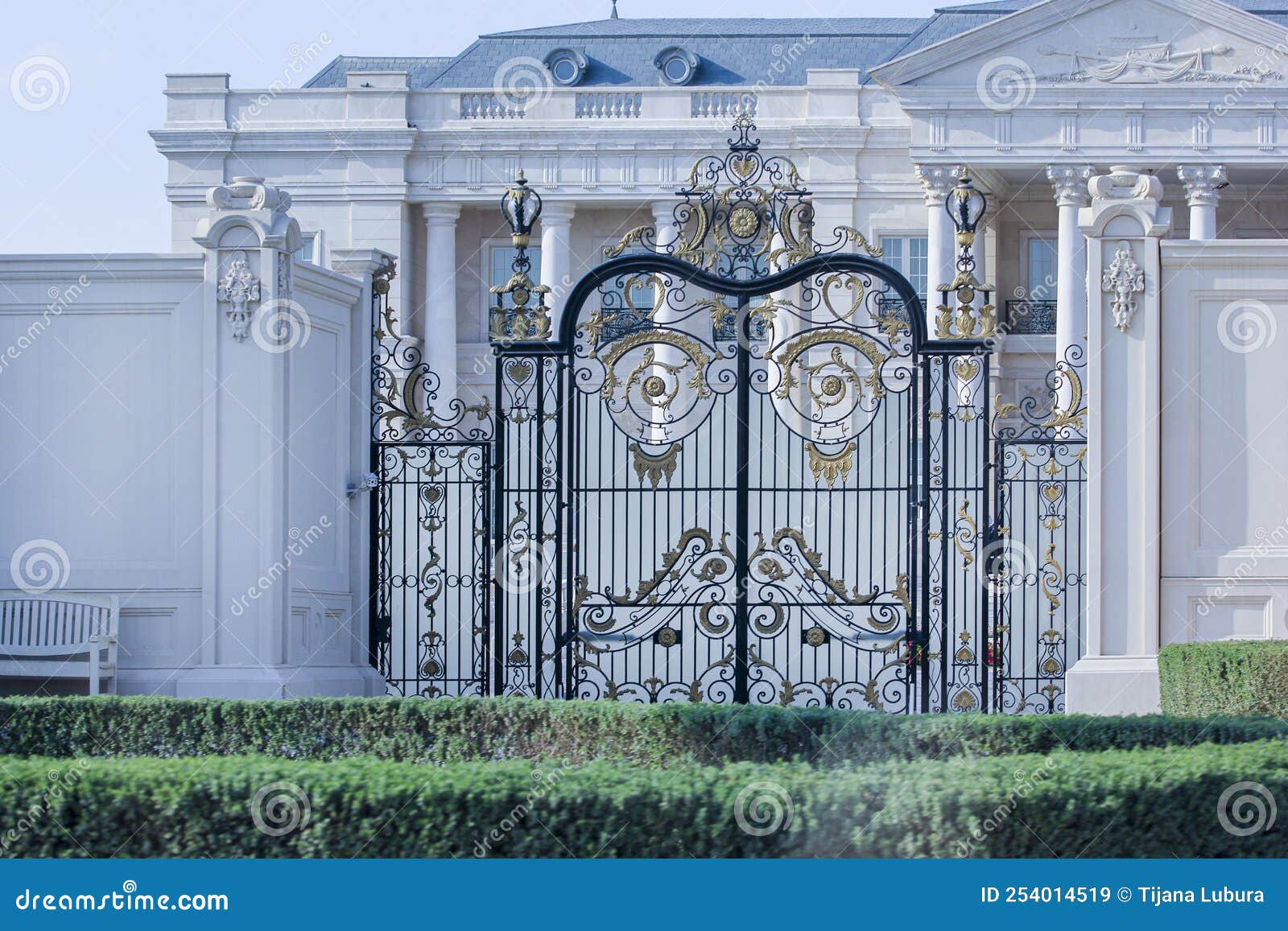 Gate from the House in Doha, Qatar. Editorial Stock Image - Image of ...