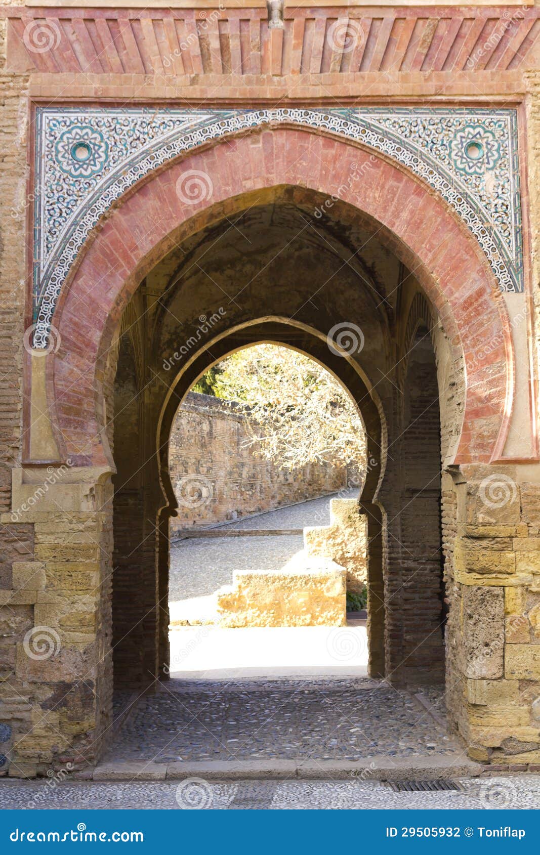 Gate of wine. Alhambra. stock photo. Image of andalucia - 29505932