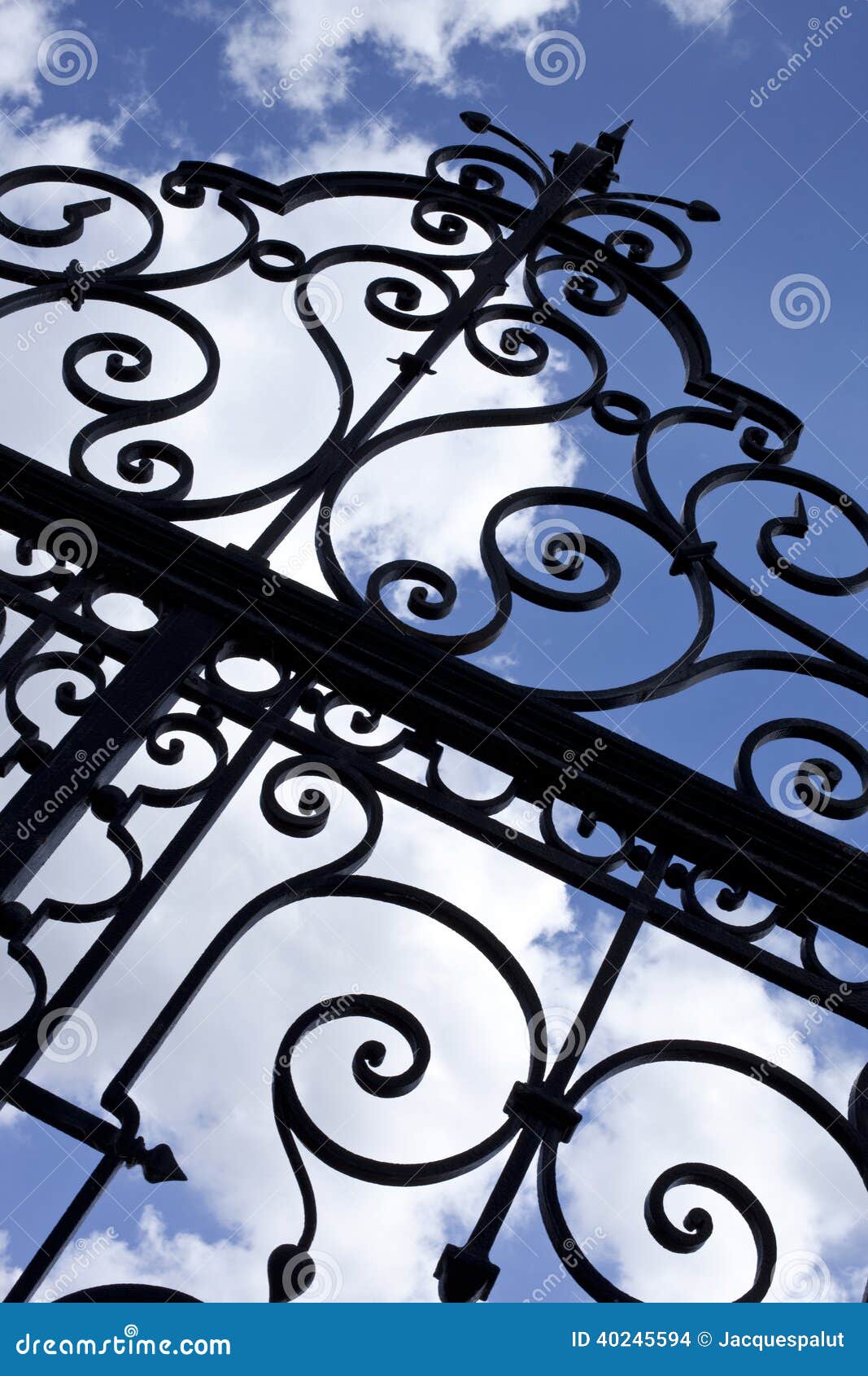 Gate stock photo. Image of blue, entrance, palace, architecture - 40245594