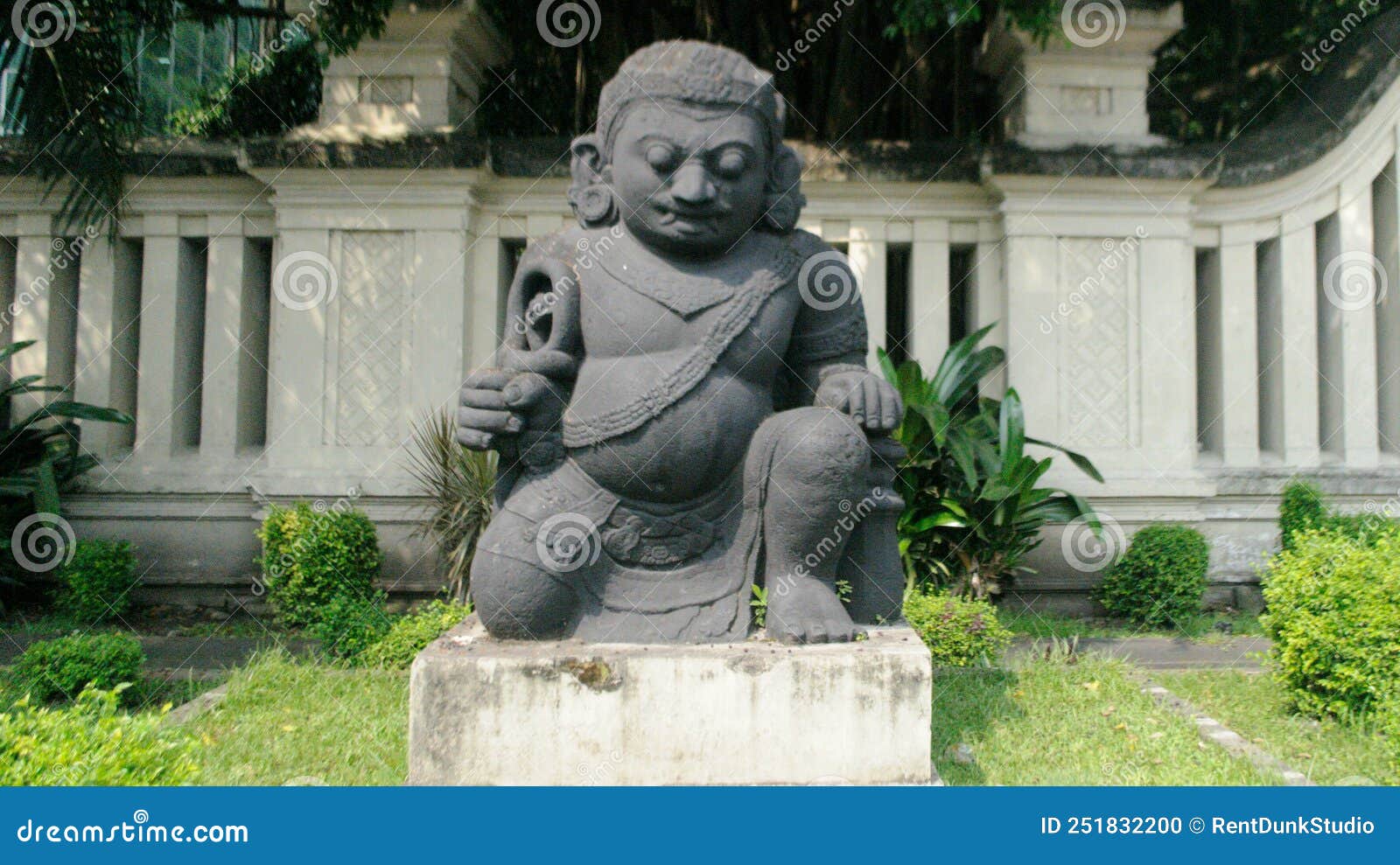 Gatekeeper Statue in Traditional Javanese Philosophy Stock Photo ...