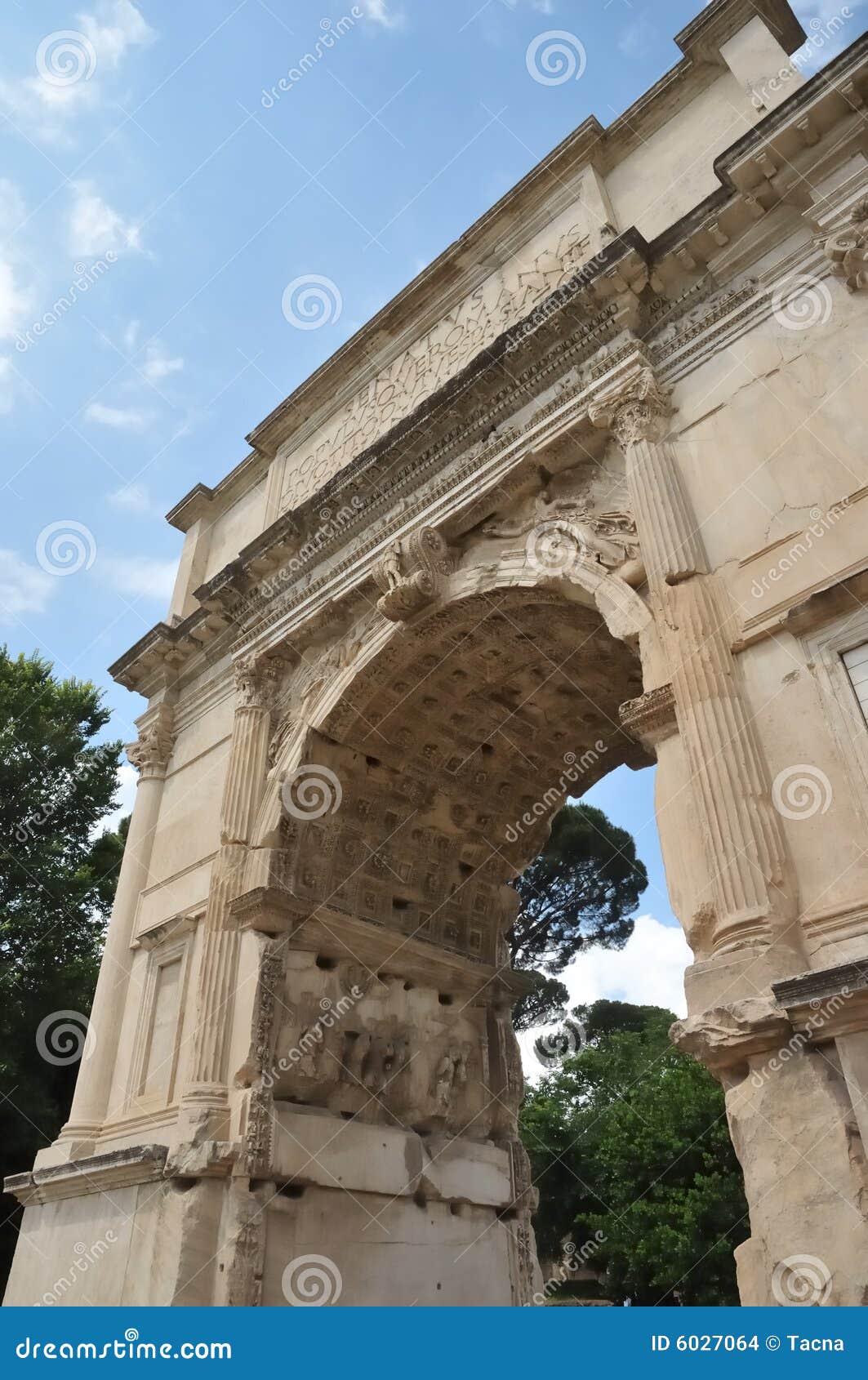 Gates in ancient rome stock photo. Image of romans, blue - 6027064