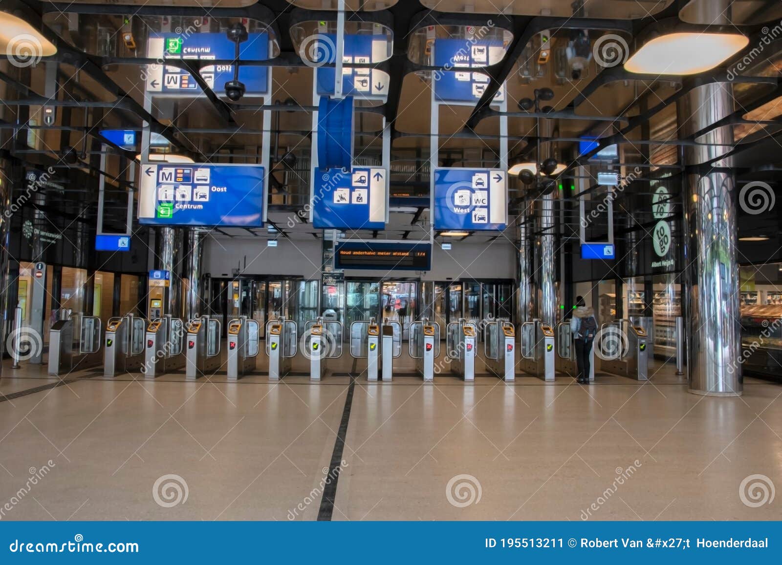 Chip Gates At Delft Central Station For Entrance Railway Platforms ...