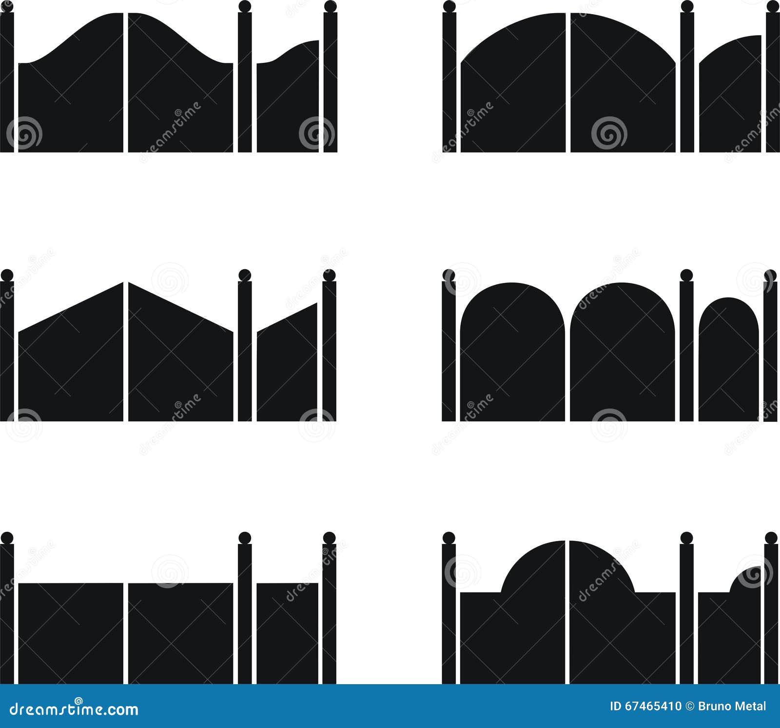 Gates, gate stock illustration. Illustration of black - 67465410