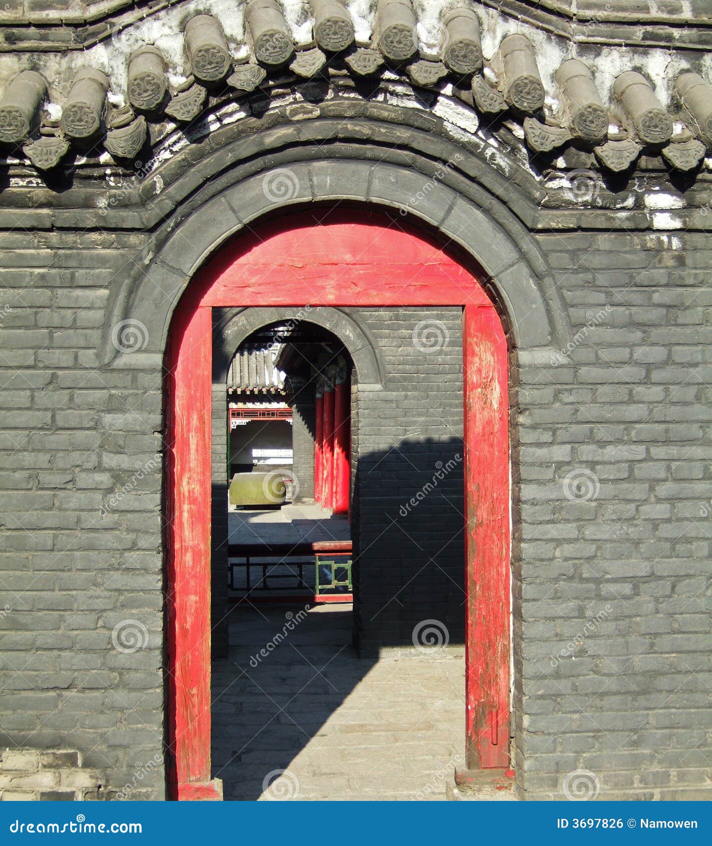 Gates Of A Temple Picture. Image: 3697826