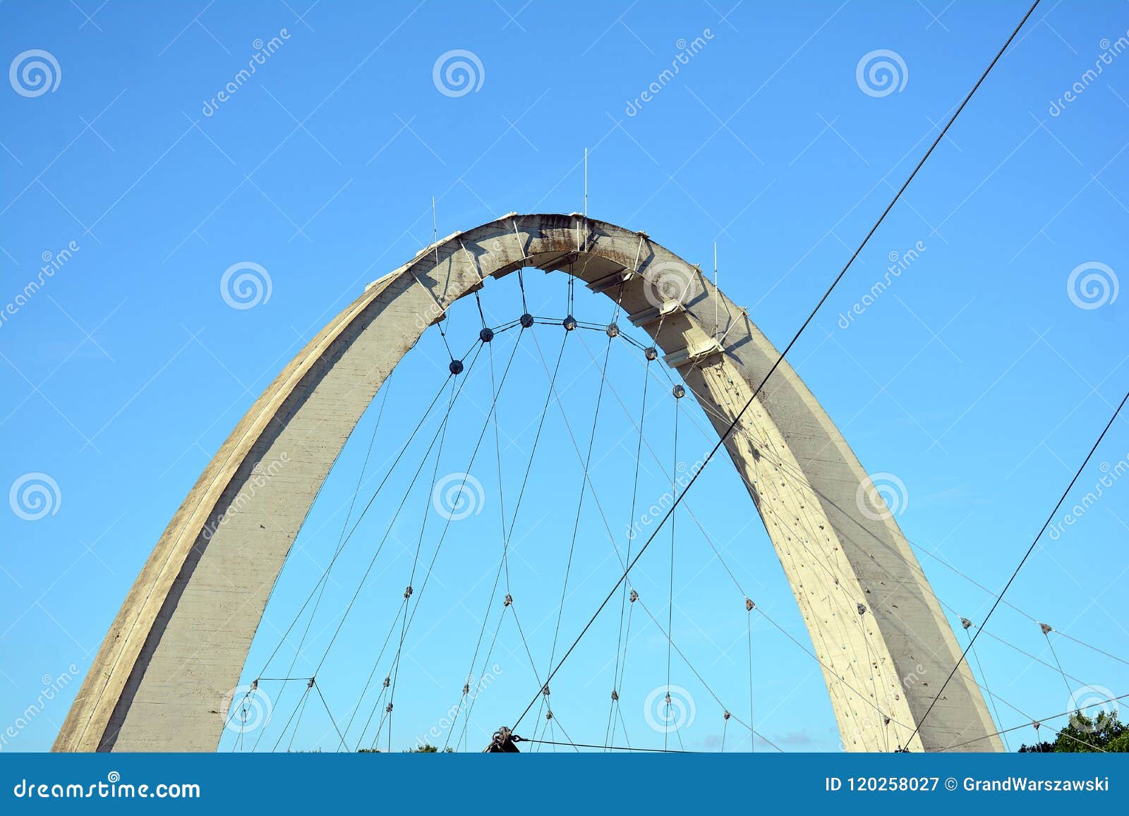 Gateway arch with blue sky stock image. Image of gateway - 120258027