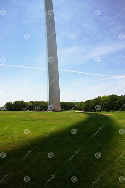 Gateway Arch Shadow stock image. Image of illinois, arch - 258391