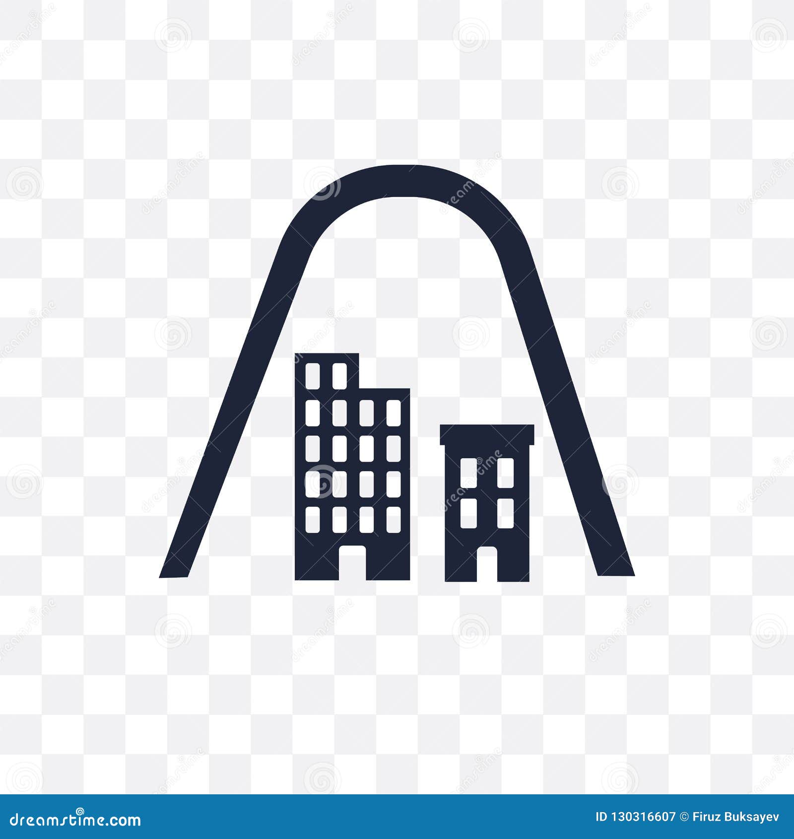 Gateway Arch Transparent Icon. Gateway Arch Symbol Design from a Stock ...