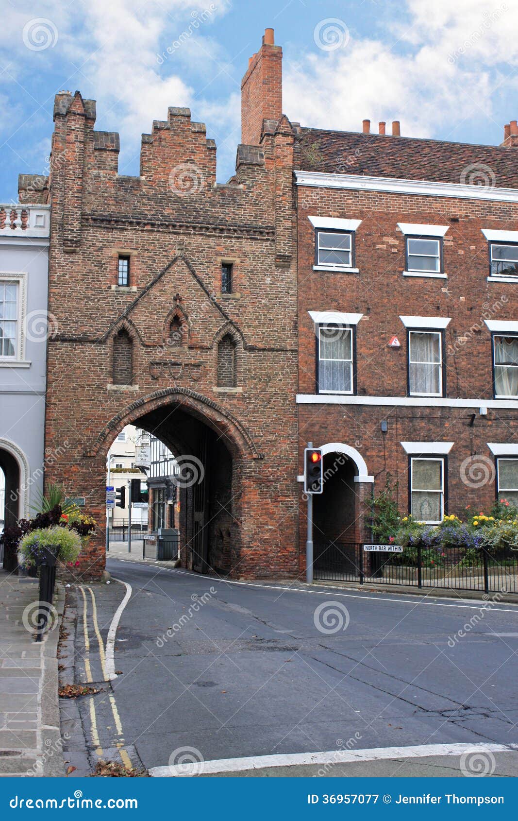 Gateway in Beverley stock image. Image of yorkshire, hall - 36957077