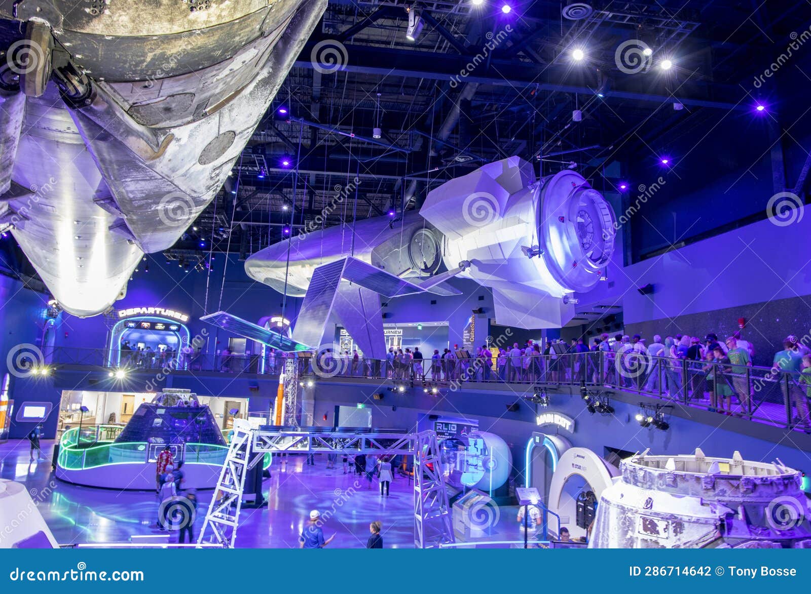 Gateway Complex Interior, Kennedy Space Center. Editorial Photography ...