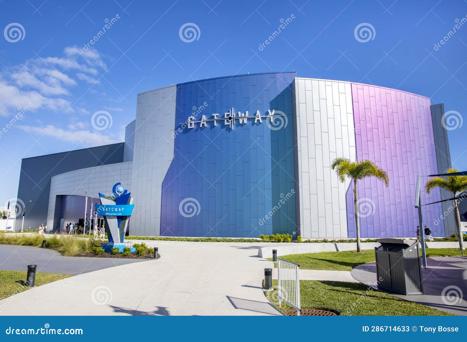The Gateway Complex at Kennedy Space Center Editorial Stock Photo ...