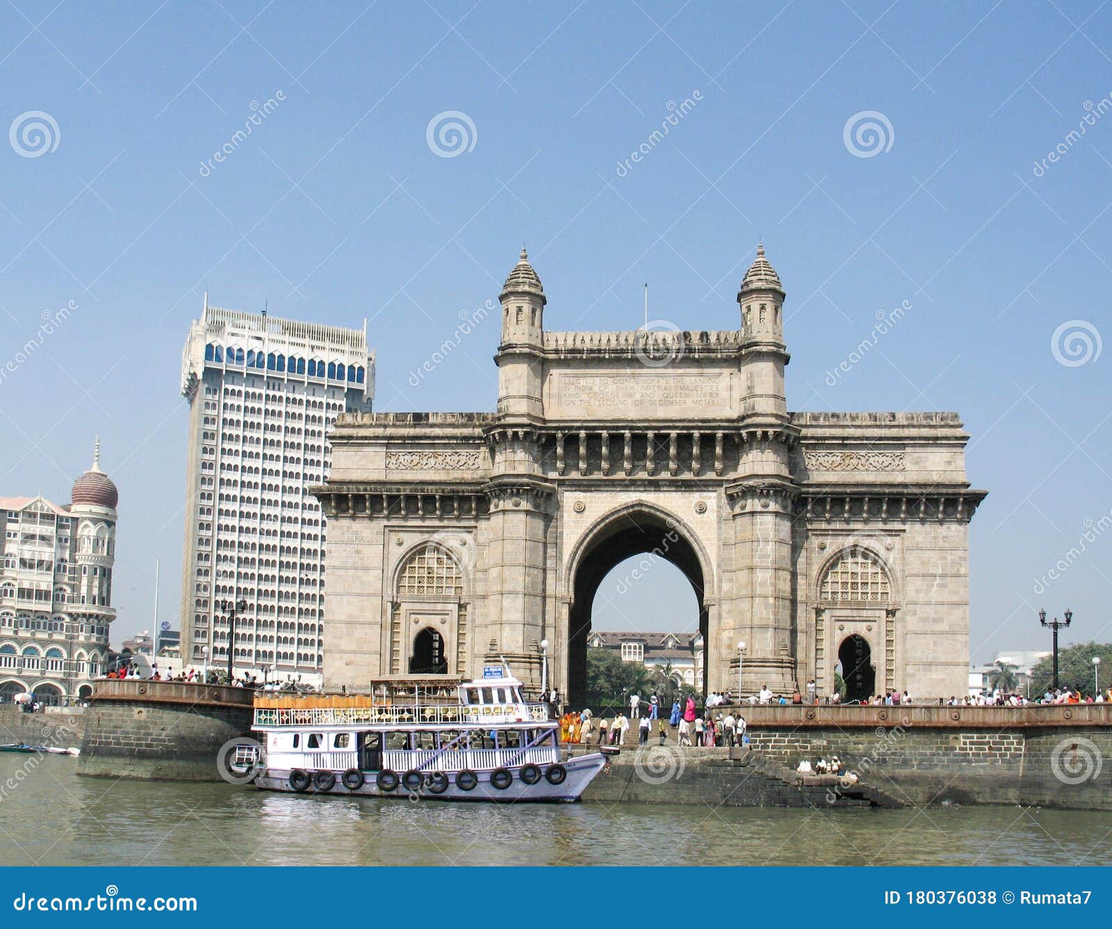 Mumbai City Icon. Architectural Symbol Of Mumbai. Gateway Of India ...