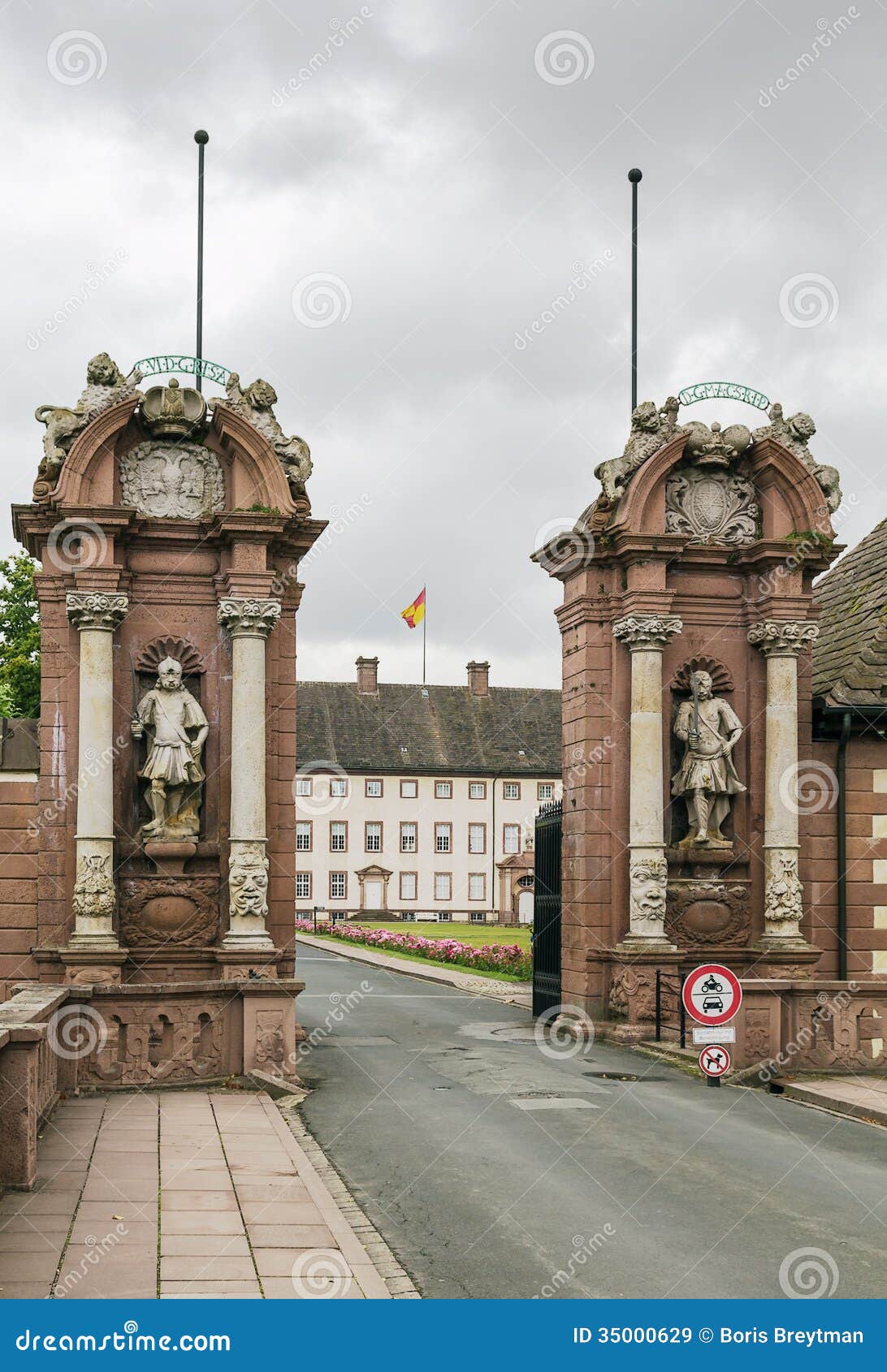 Gateway To Abbey of Corvey, Germany Stock Image - Image of hoxter ...
