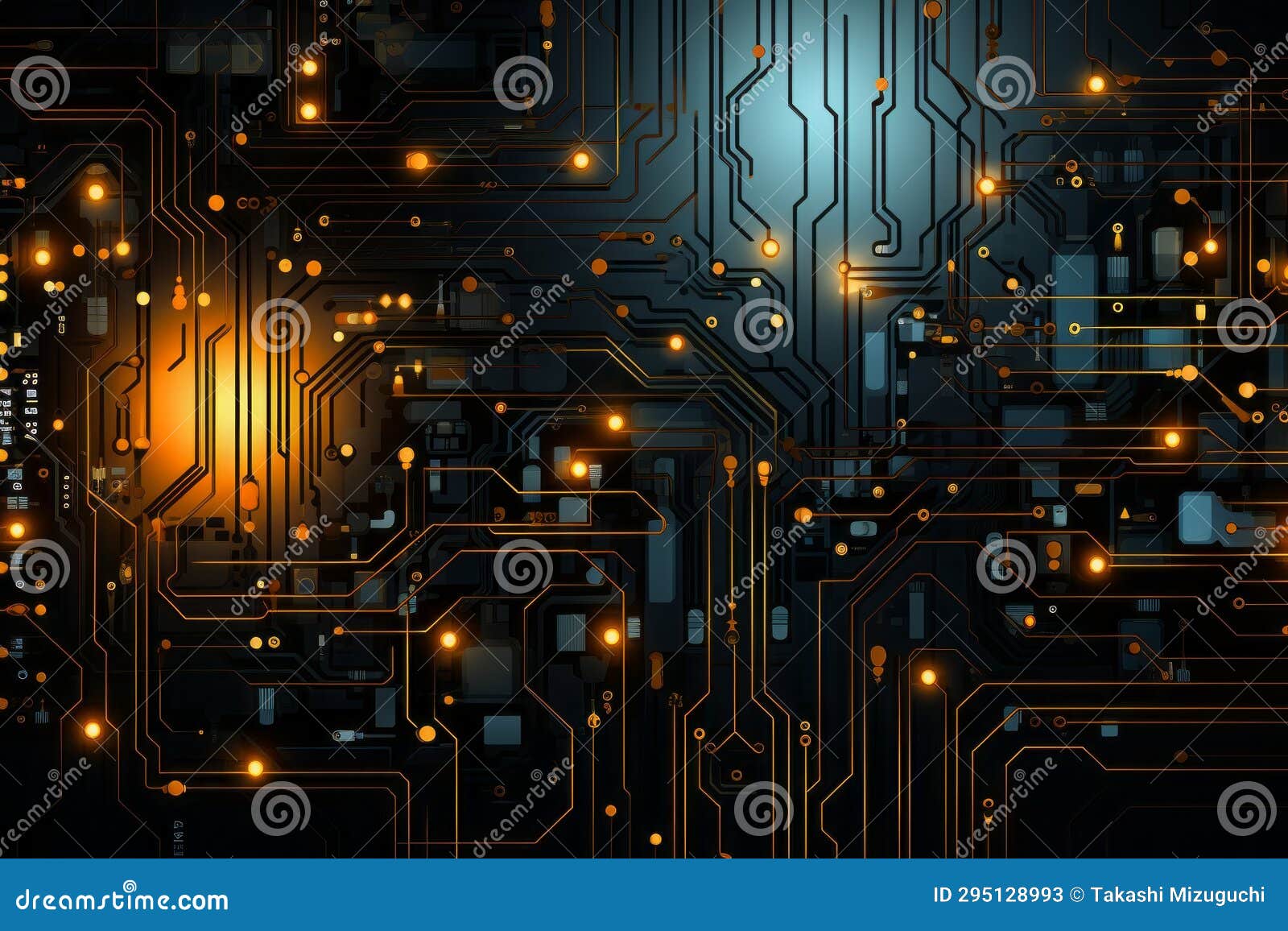 Gateway To the Future: Stunning Background of Advanced Motherboard ...