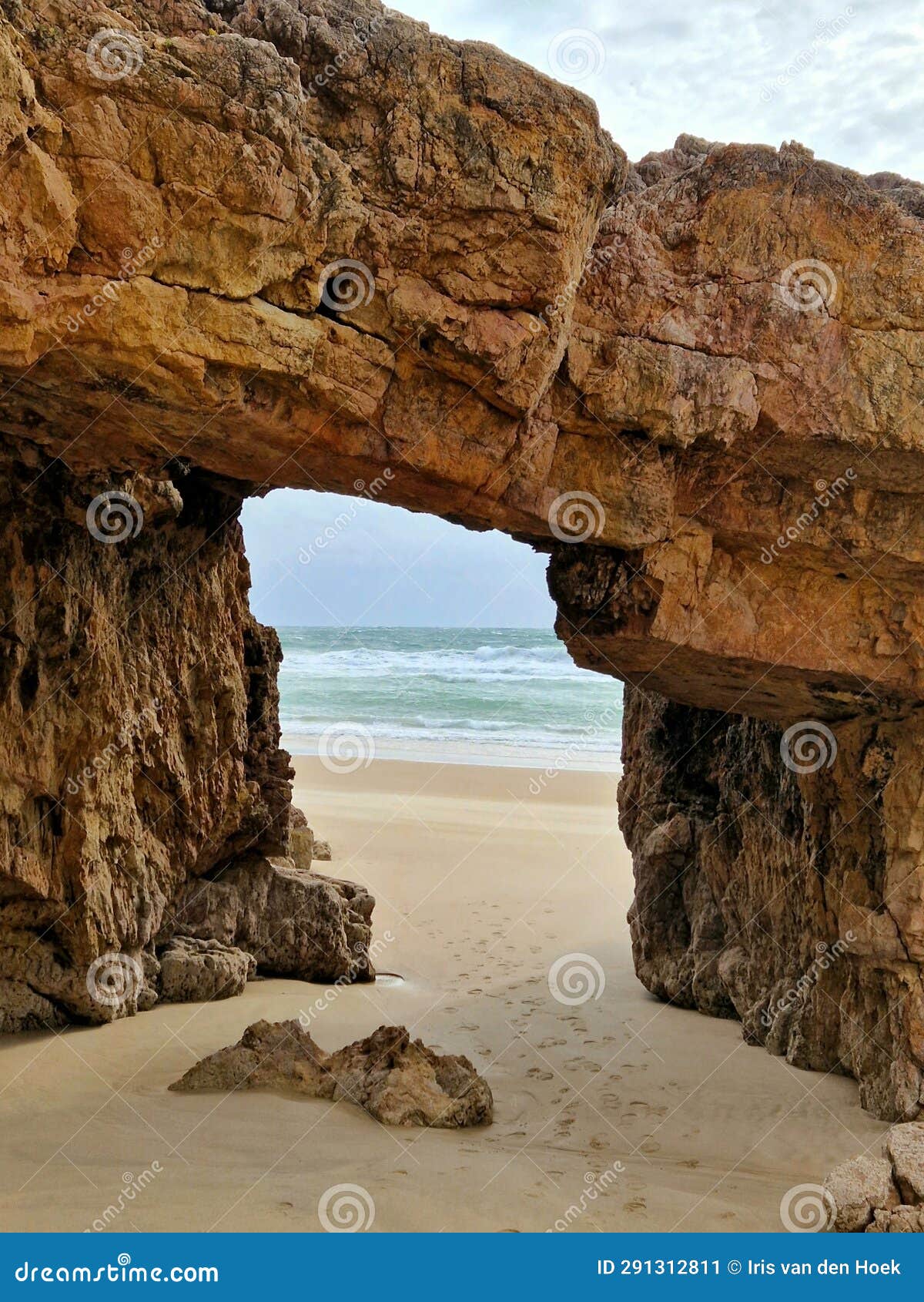 The Gateway To the Great and Wild Open Ocean Stock Image - Image of ...