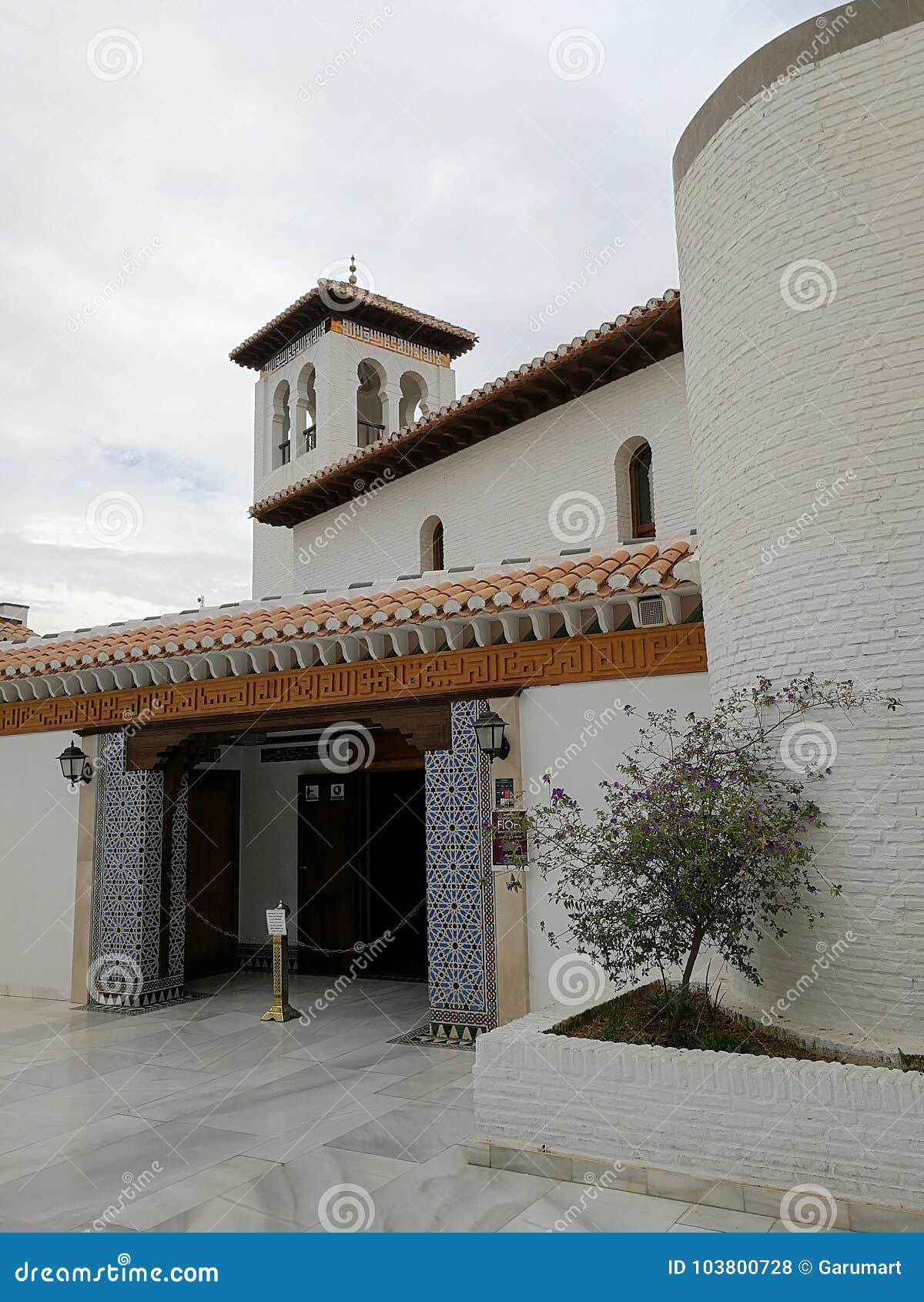Gateway To the Mosque of Granada, only Editorial Use Editorial Stock ...