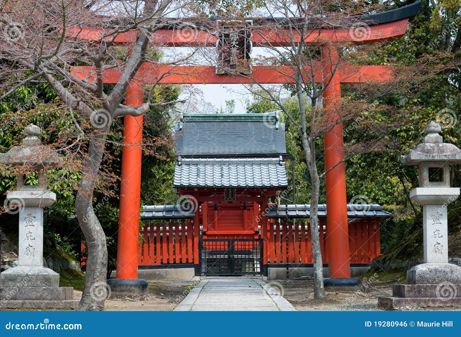 Gateway To a Temple in Kyoto Stock Photo - Image of samurai, temple ...