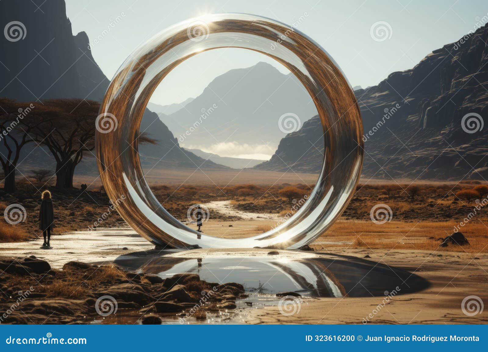 Gateways To Other Dimensions. Generative Ai Stock Illustration ...