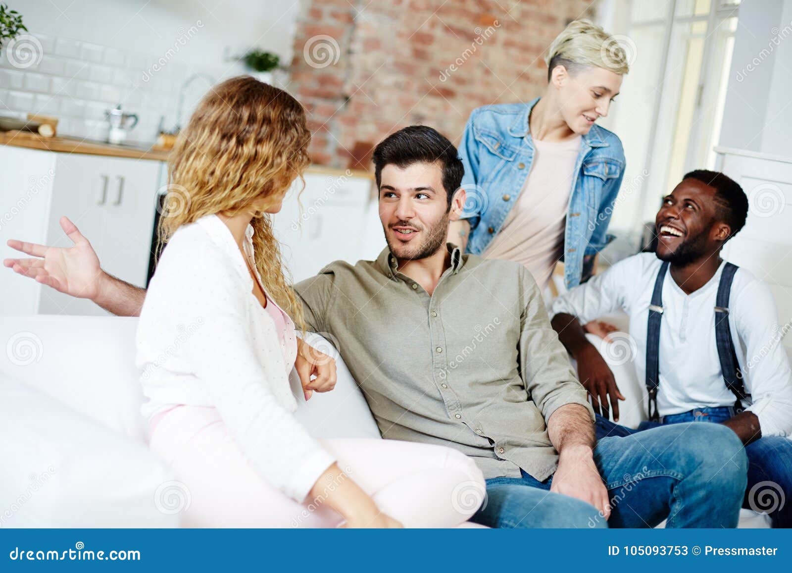 Gathering of couples stock image. Image of friend, party - 105093753