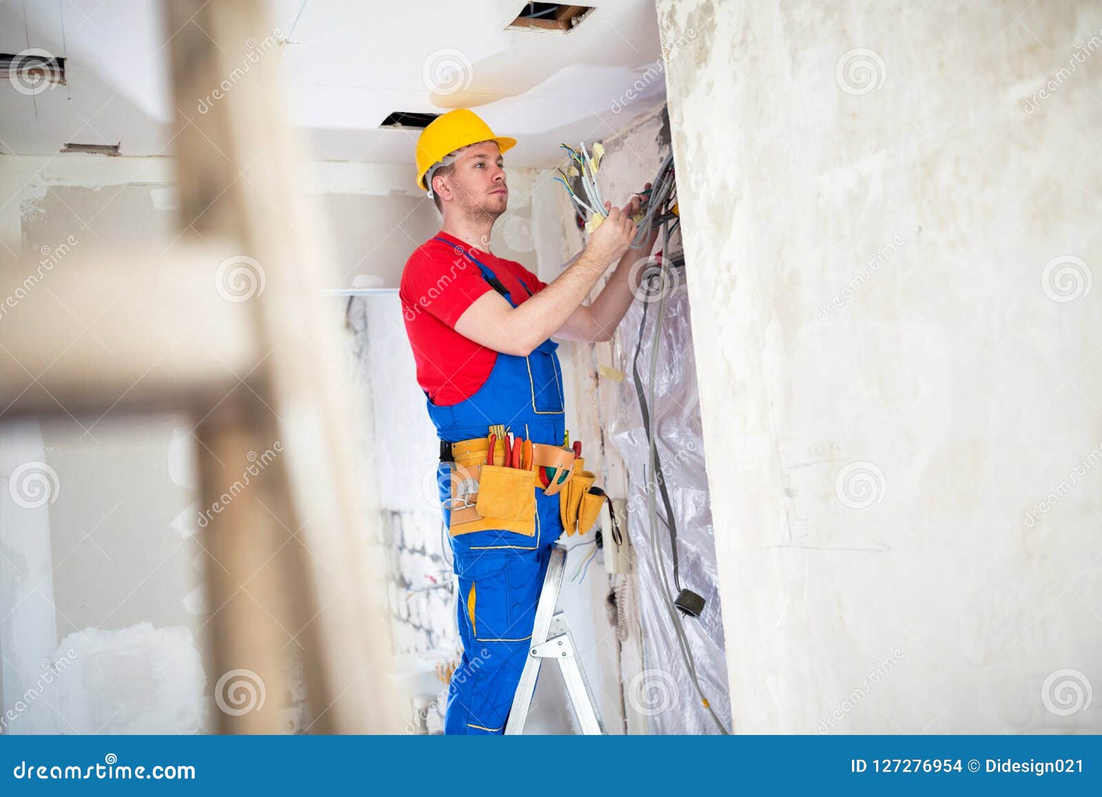 Gathering of Current Distribution Cables Stock Photo - Image of fuse ...